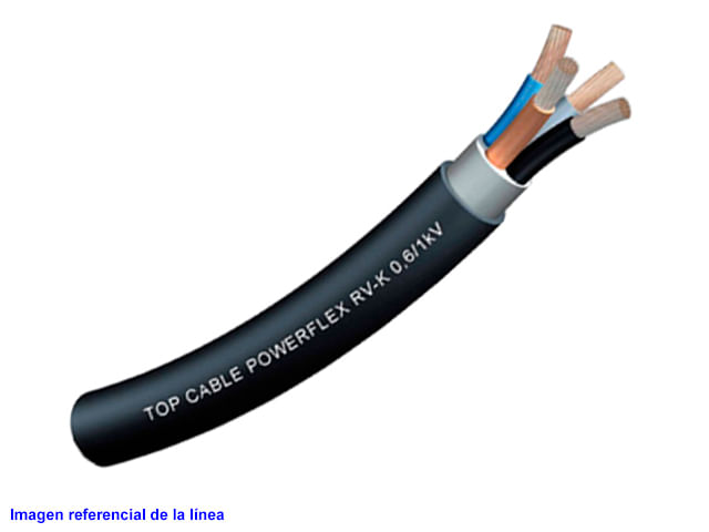 CABLE RV-K POWERFLEX 4x 1.5mm2 1KV NEGRO