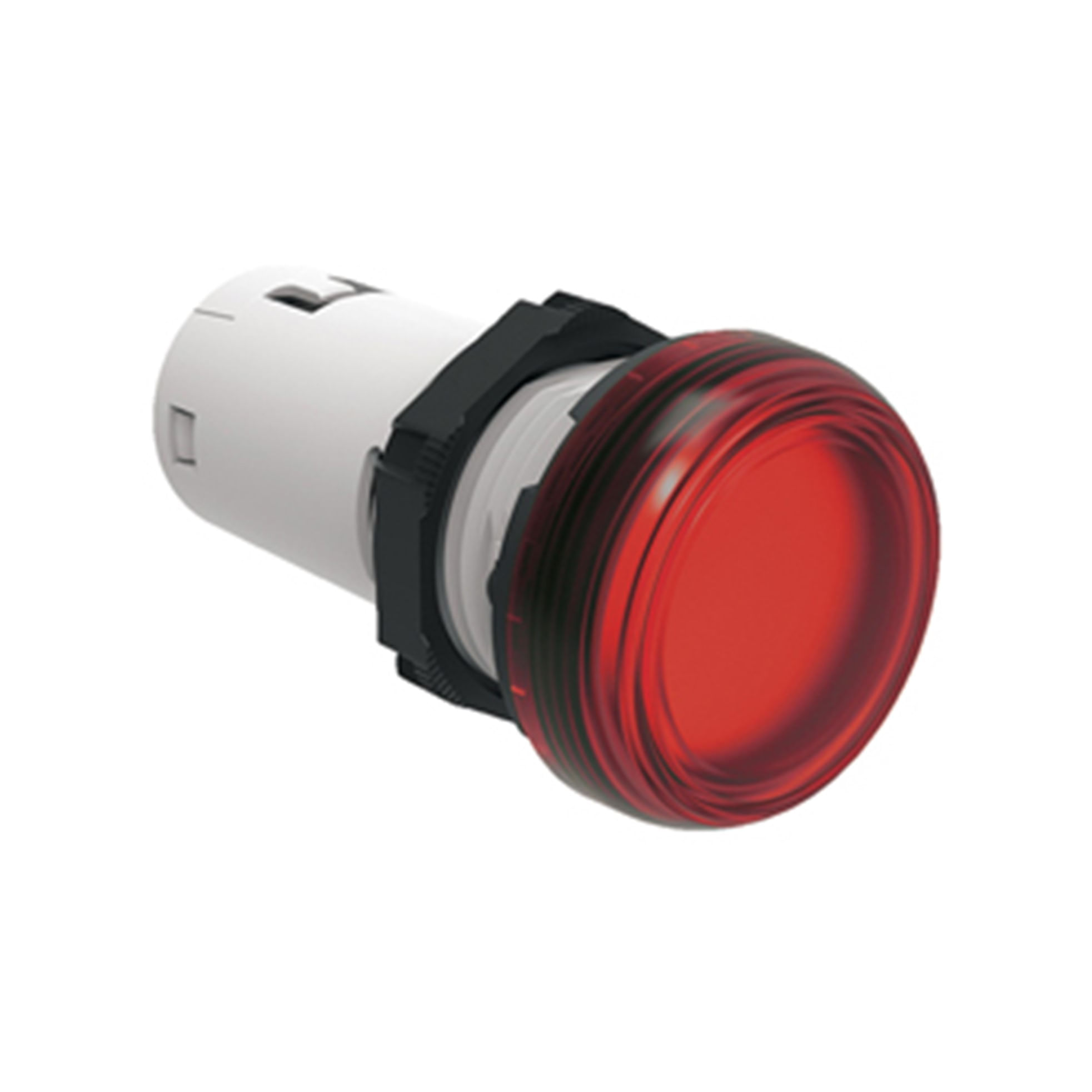 Piloto monoblock led, 380 A 415VCA, rojo, 22mm, plastico
