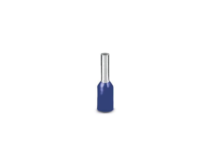 PC FERRULE AISLADO 2,5MM2/14AWG AZUL 14MM X BOLSA 100 UNIDADES