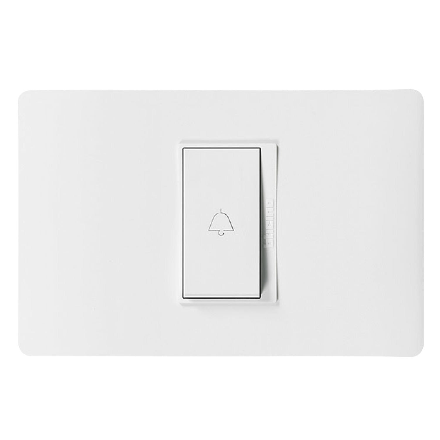 INTERRUPTOR PULSADOR TIMBRE ARMADO BLANCO LUZICA