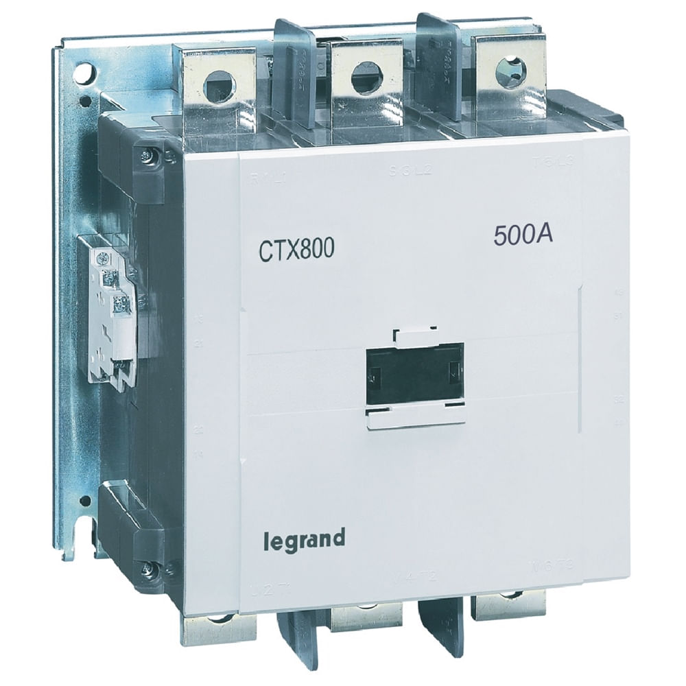 CONTACTOR 500A AC3 220V 2NA+2NC/CTX800