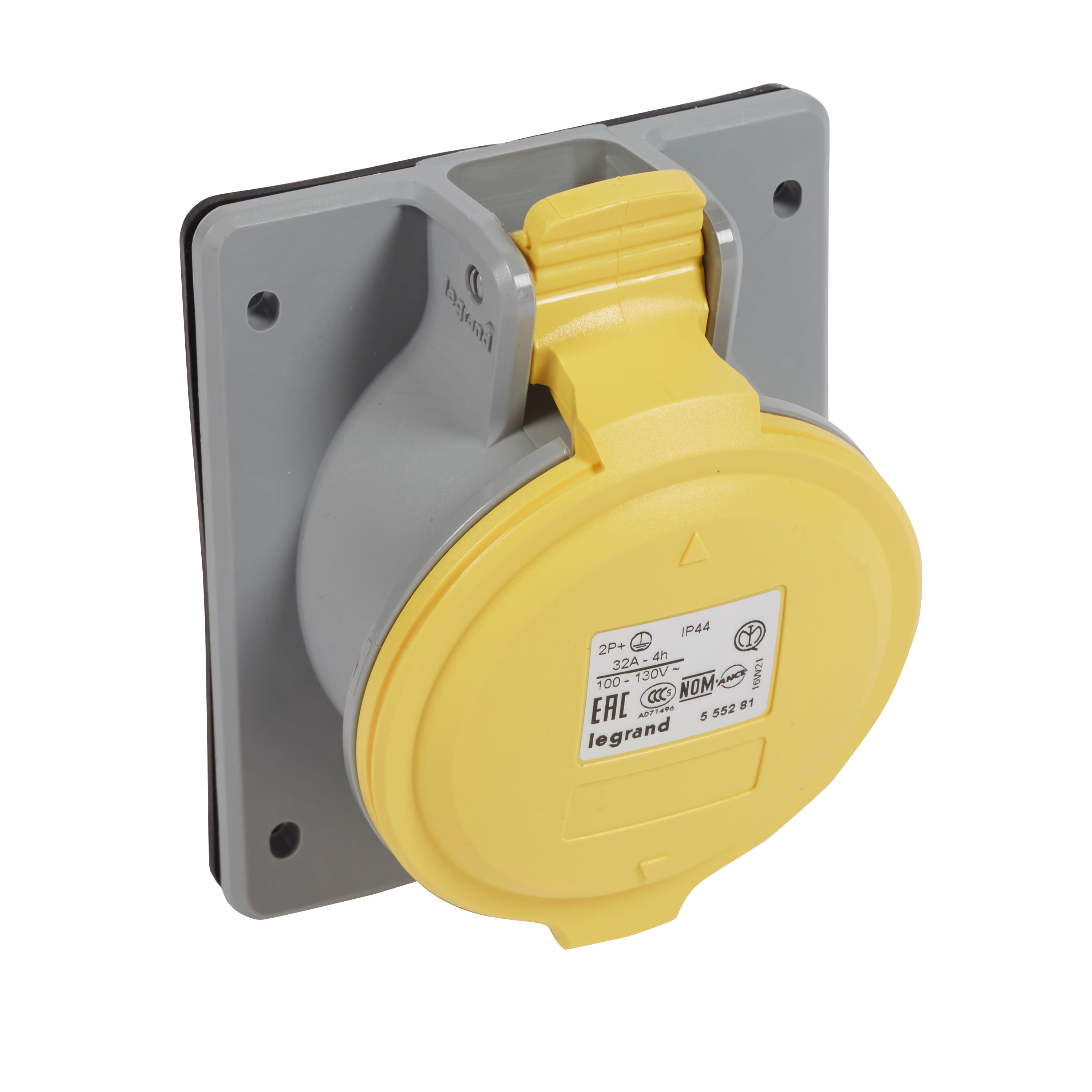 ENCHUFE INDUSTRIAL P17/TOMA EMB.2P+T 32A/110V