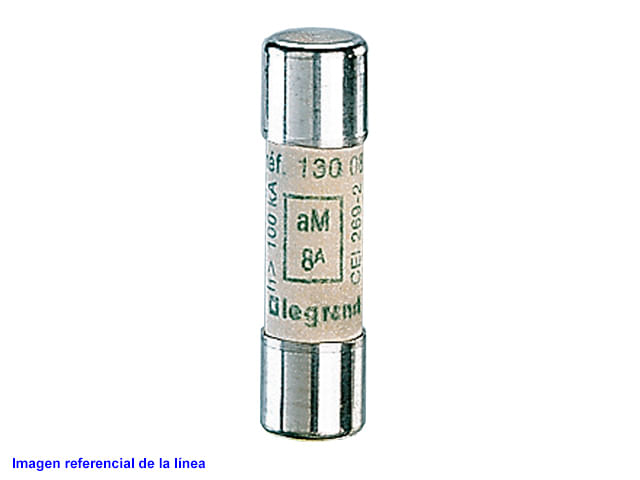 FUSIBLE CILINDRICO INDUSTRIAL TIPO AM(LENTOS) 14X51 6A.